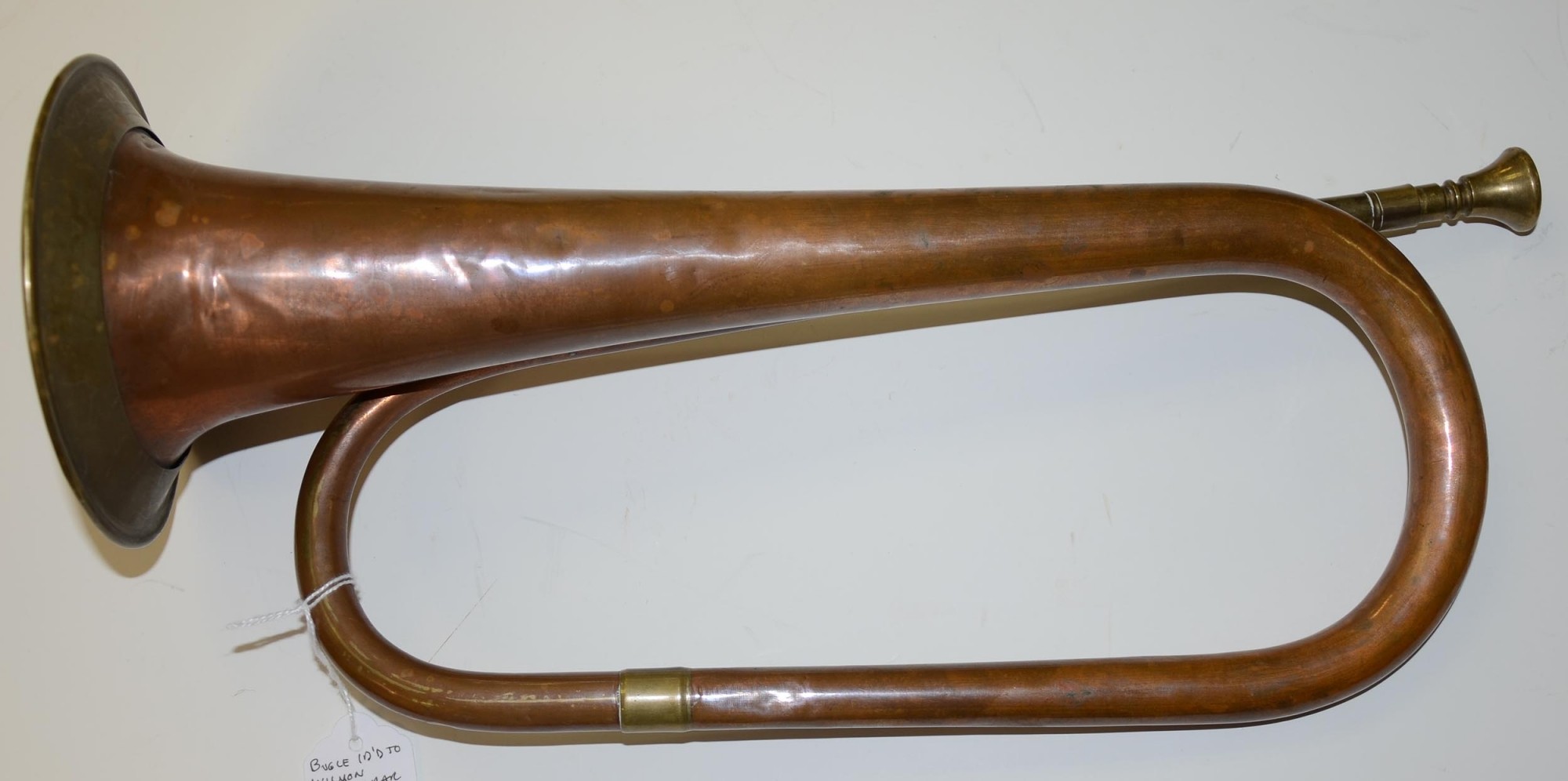 REGULATION COPPER BUGLE IDENTIFIED TO MEDAL OF HONOR RECIPIENT AND ...