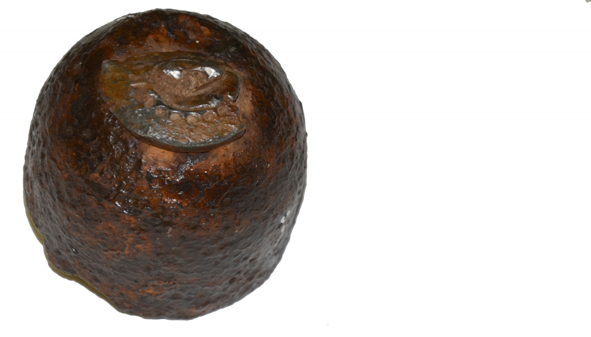 NOSE SECTION OF SCHENKL SHELL FRAGMENT FROM SPOTSYLVANIA, VIRGINIA ...