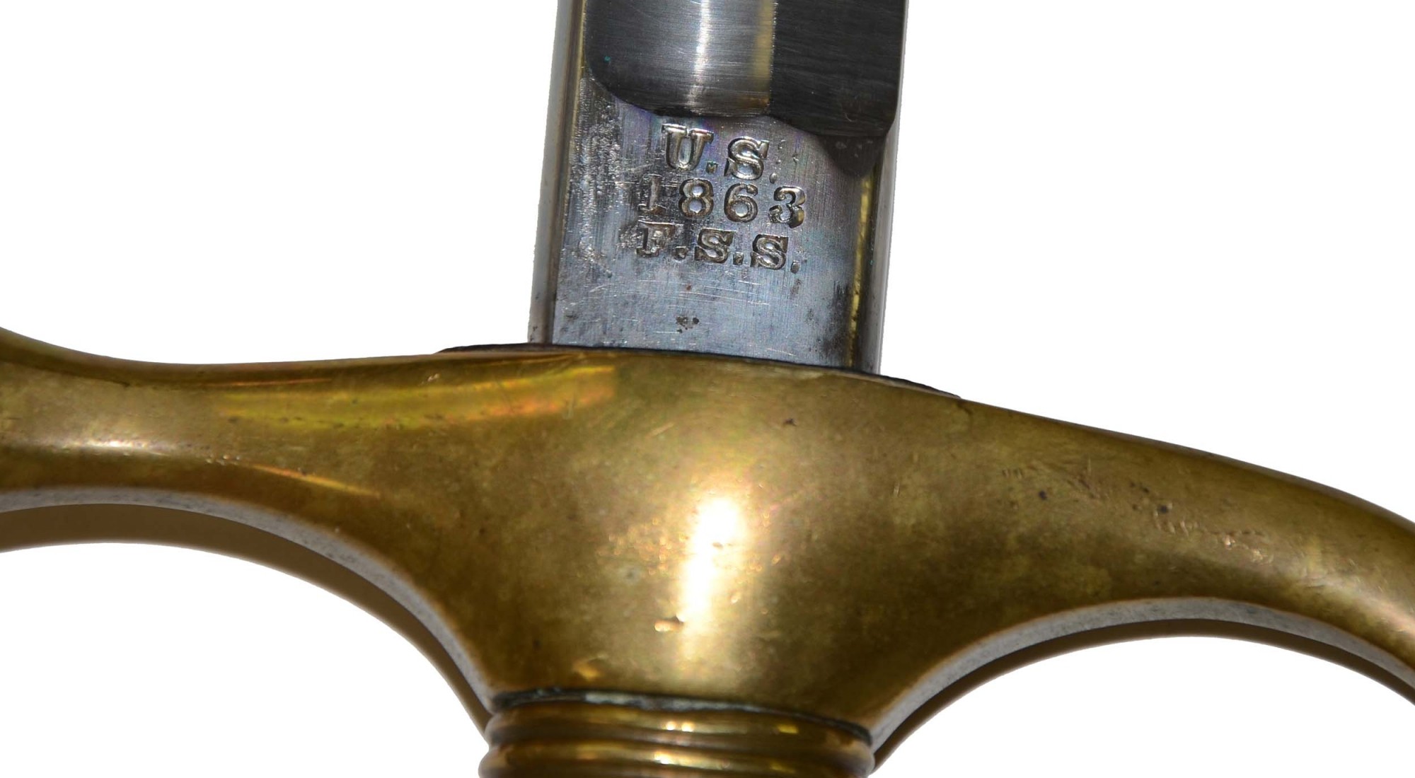 ROBY MODEL 1840 MUSICIAN’S SWORD AND SCABBARD DATED 1863 — Horse Soldier