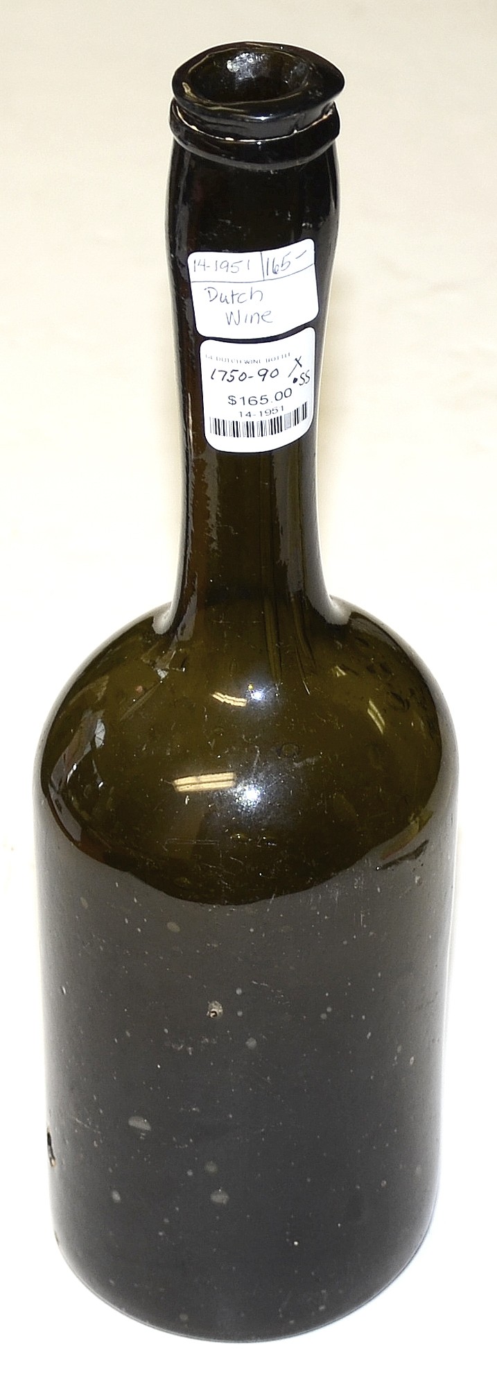 1750-90 DUTCH WINE BOTTLE — Horse Soldier