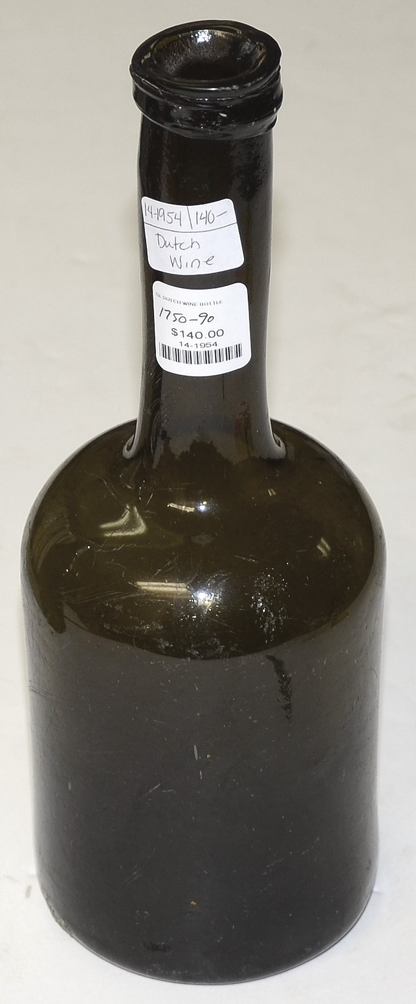 1750-90 DUTCH WINE BOTTLE — Horse Soldier