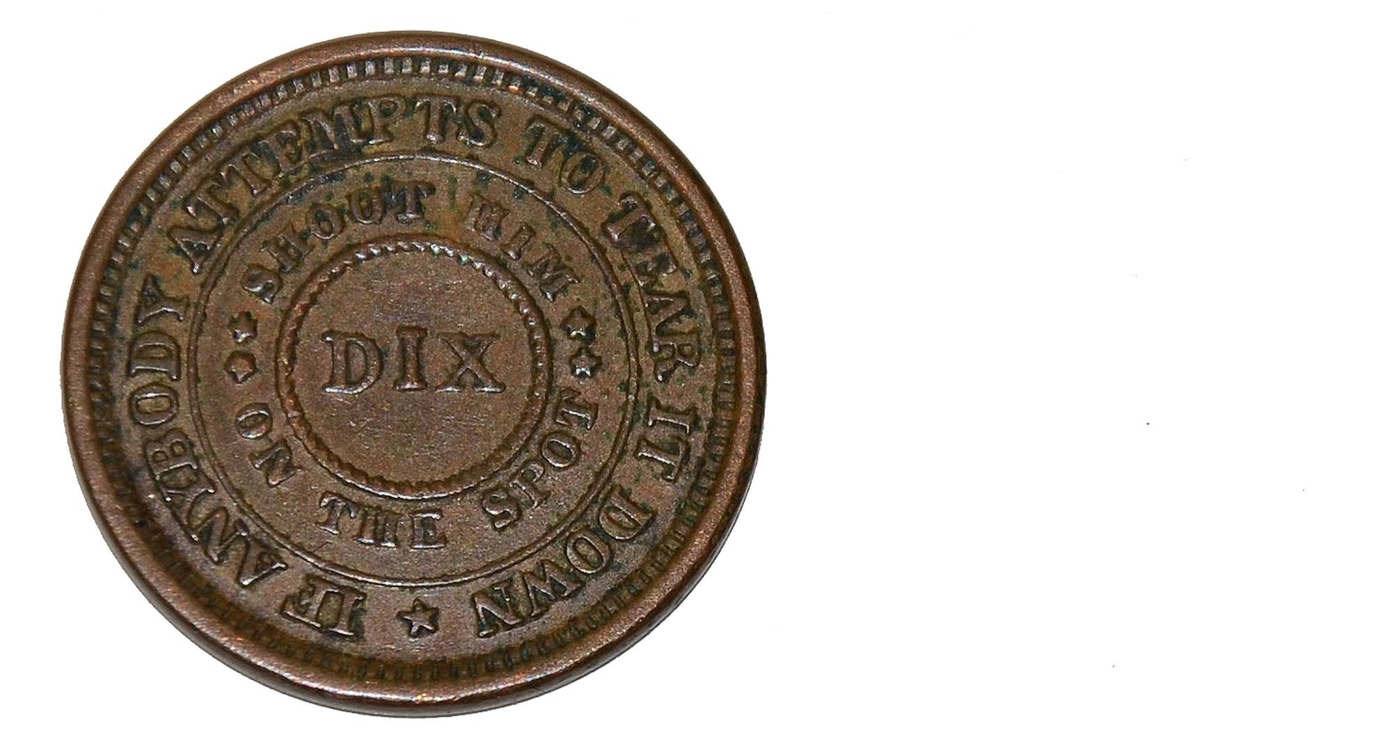 CIVIL WAR ERA BRASS TOKEN – BINGHAMTON, NY — Horse Soldier