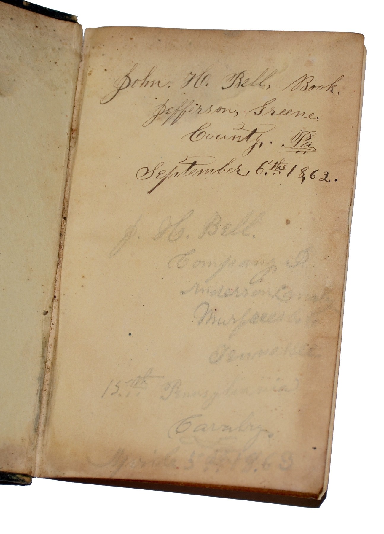 1856 BIBLE AND THE PATRIOT’S HYMN BOOK (1862) IDENTIFIED TO PRIVATE ...