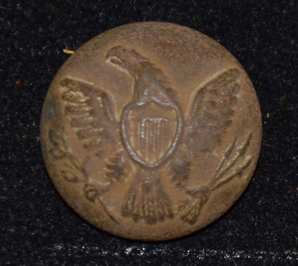 US ENLISTEDMAN’S GENERAL SERVICE EAGLE BUTTON FOUND AT THE HISTORIC ...