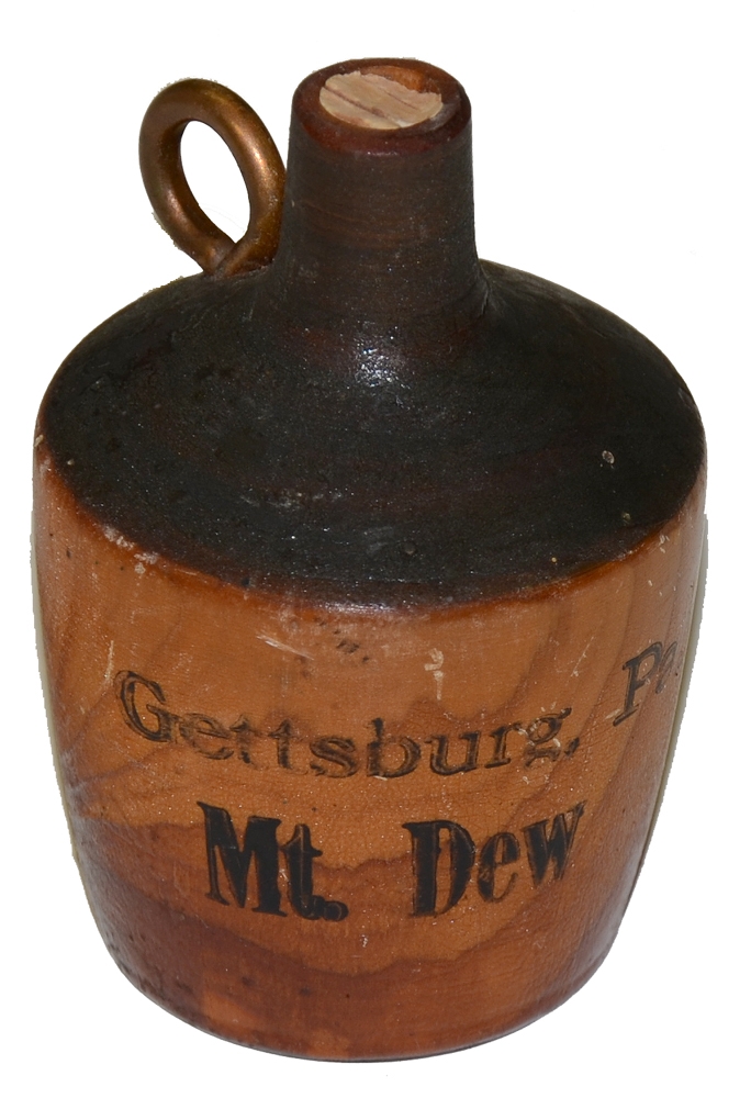 GETTYSBURG SOUVENIR WOODEN JUG — Horse Soldier