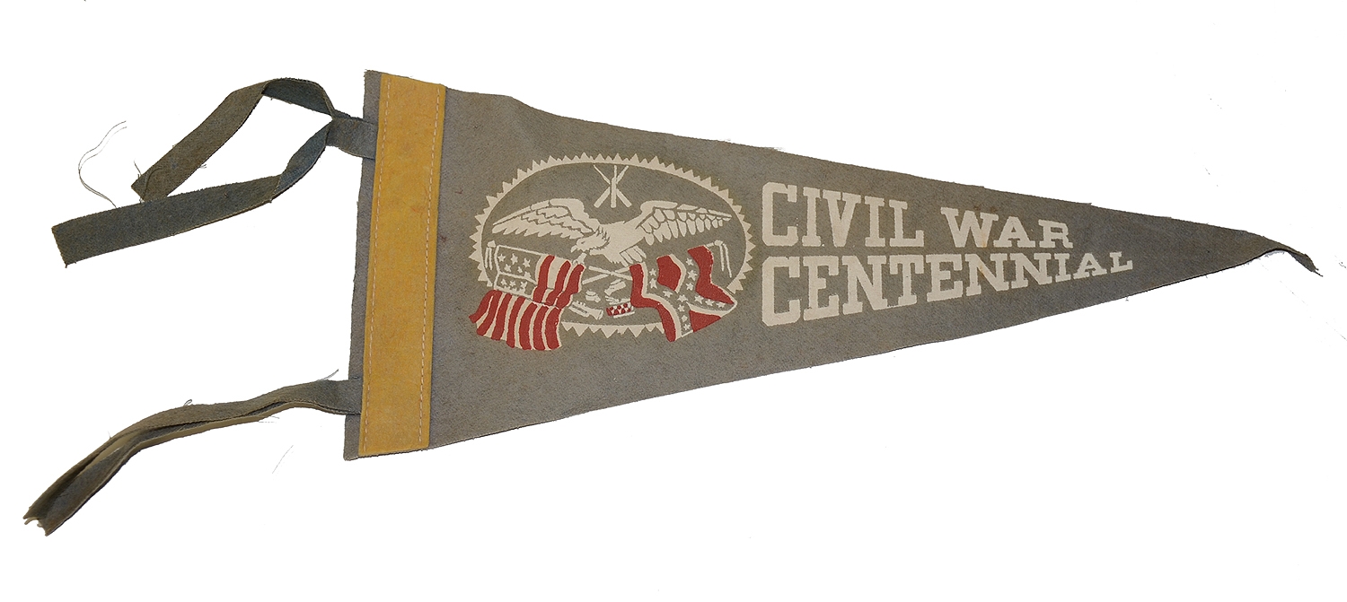 CIVIL WAR CENTENNIAL PENNANT — Horse Soldier