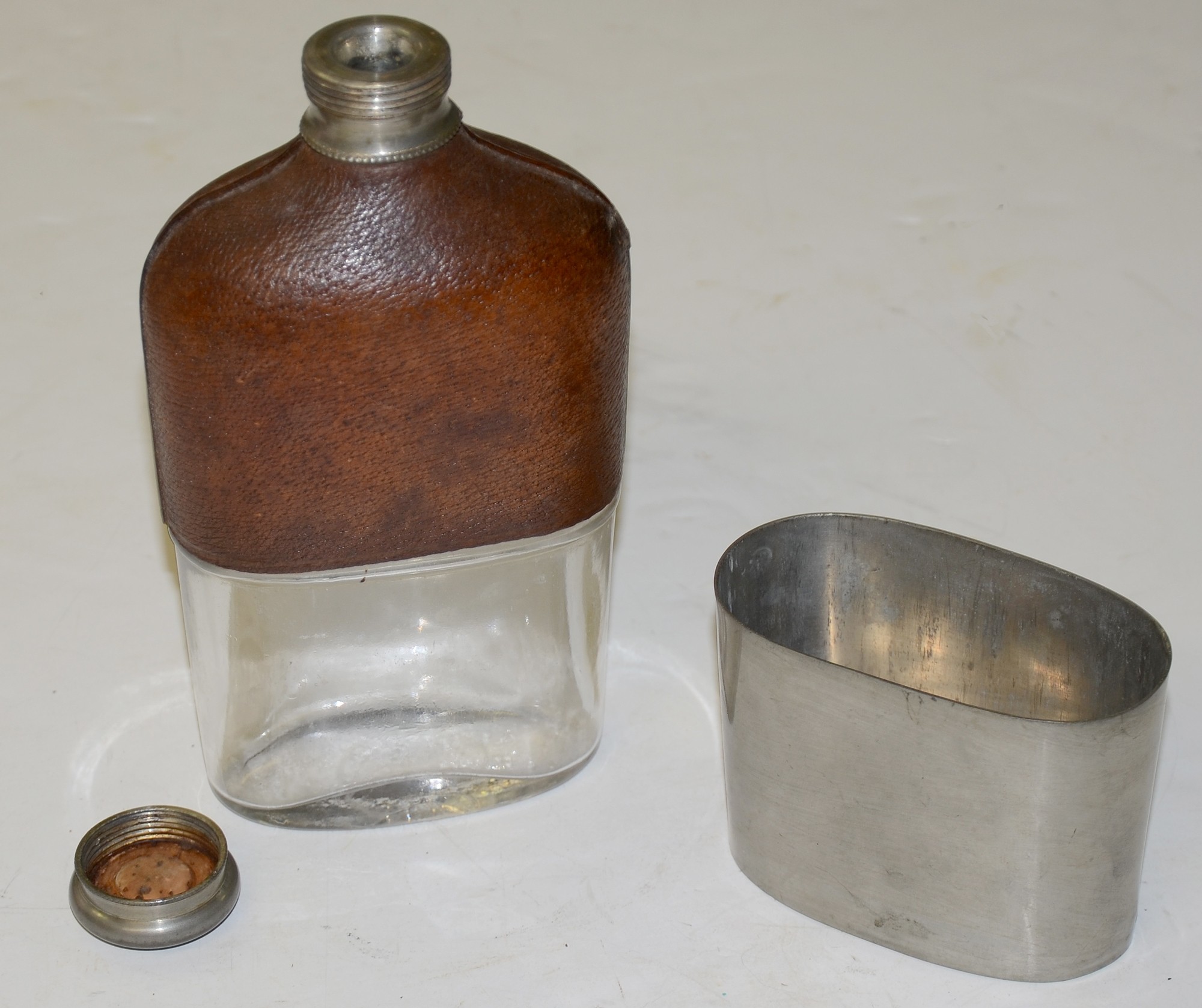 CIVIL WAR ERA WHISKEY FLASK — Horse Soldier