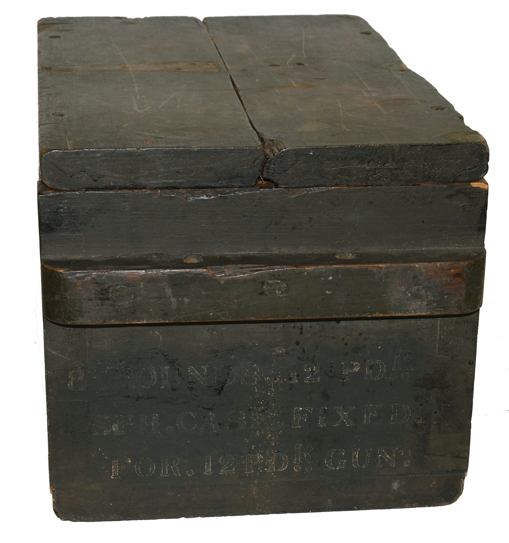 MARKED ARTILLERY AMMUNITION CRATE ID’D TO A NEW YORK LIGHT ARTILLERY ...