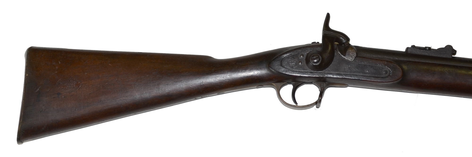 TOWER MARKED PATTERN 1853 ENFIELD WITH STOCK MAKER MARK — Horse Soldier