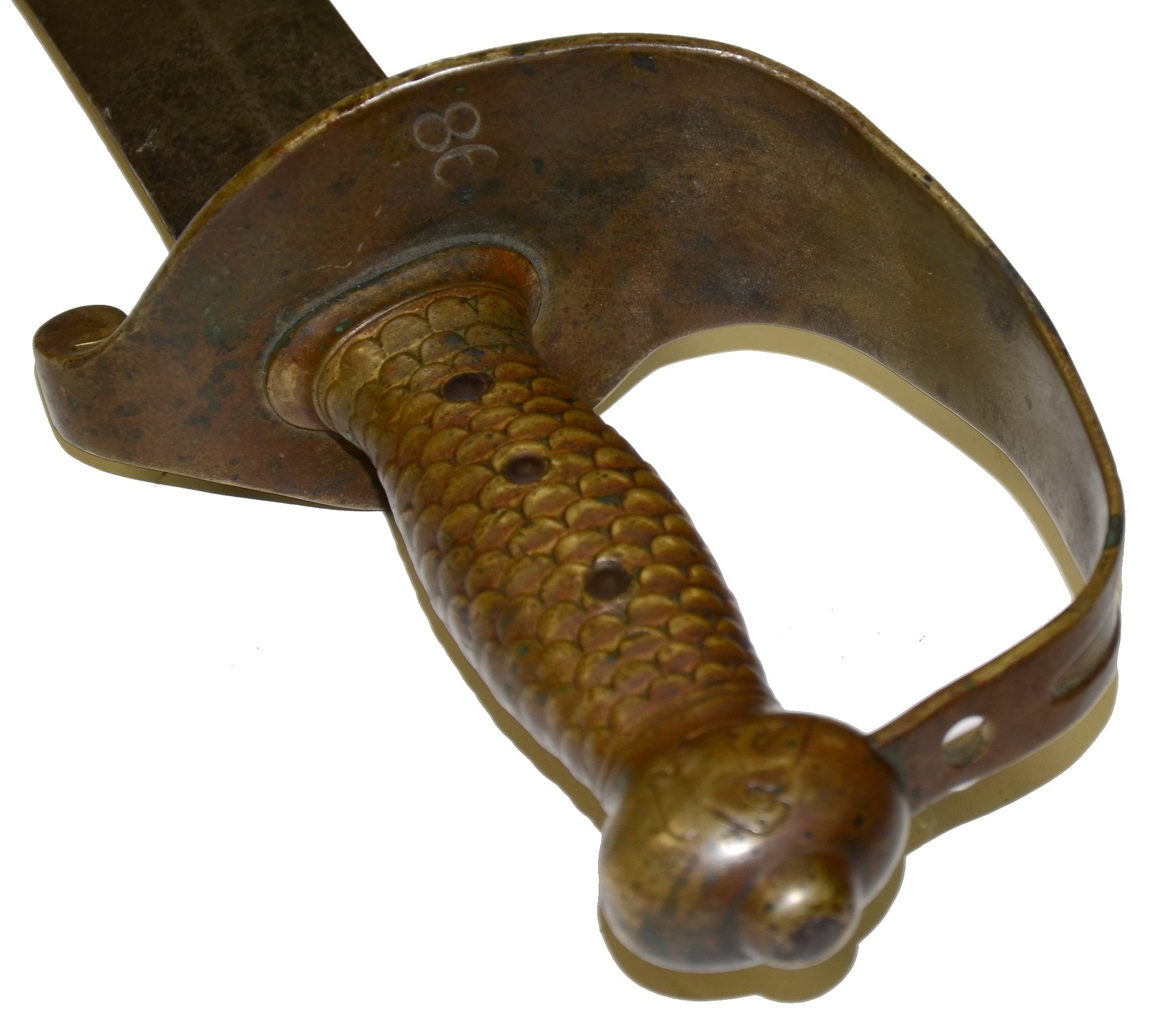 US MODEL 1841 NAVAL CUTLASS BY AMES DATED 1843 — Horse Soldier