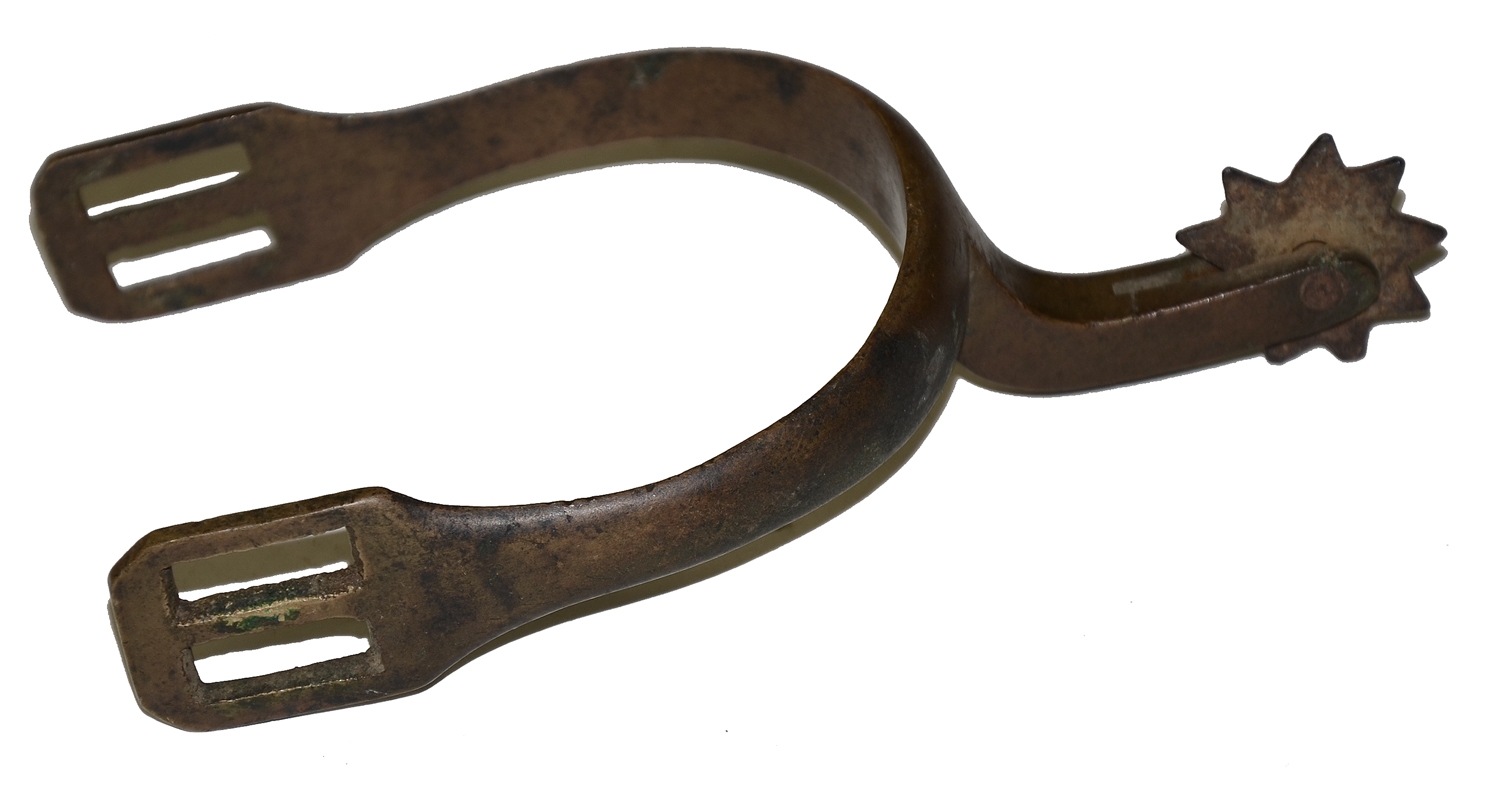 NON-DUG CONFEDERATE SPUR — Horse Soldier