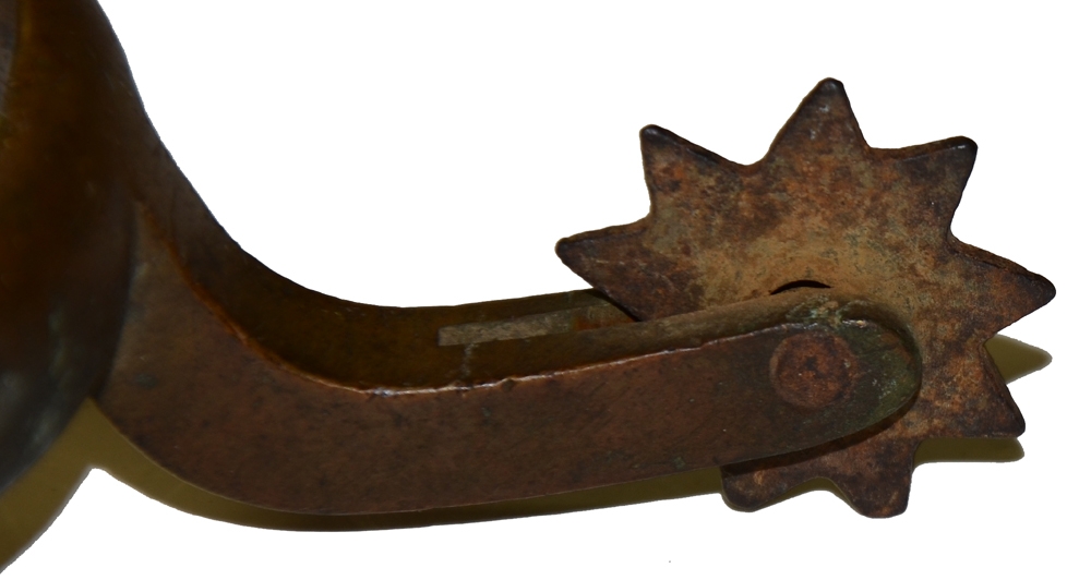 NON-DUG CONFEDERATE SPUR — Horse Soldier