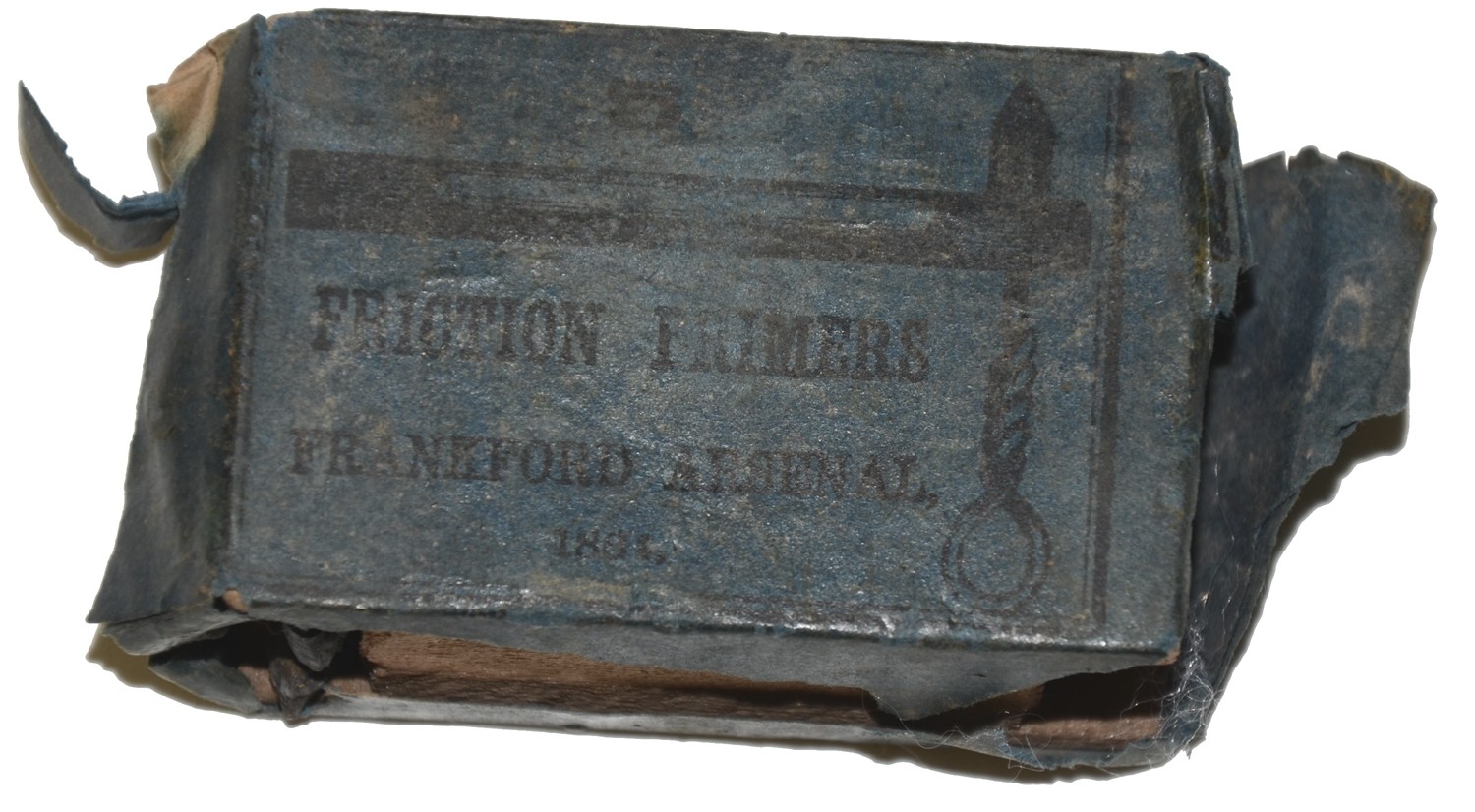 ORIGINAL, OPENED PACK OF U.S. FRICTION PRIMERS — Horse Soldier