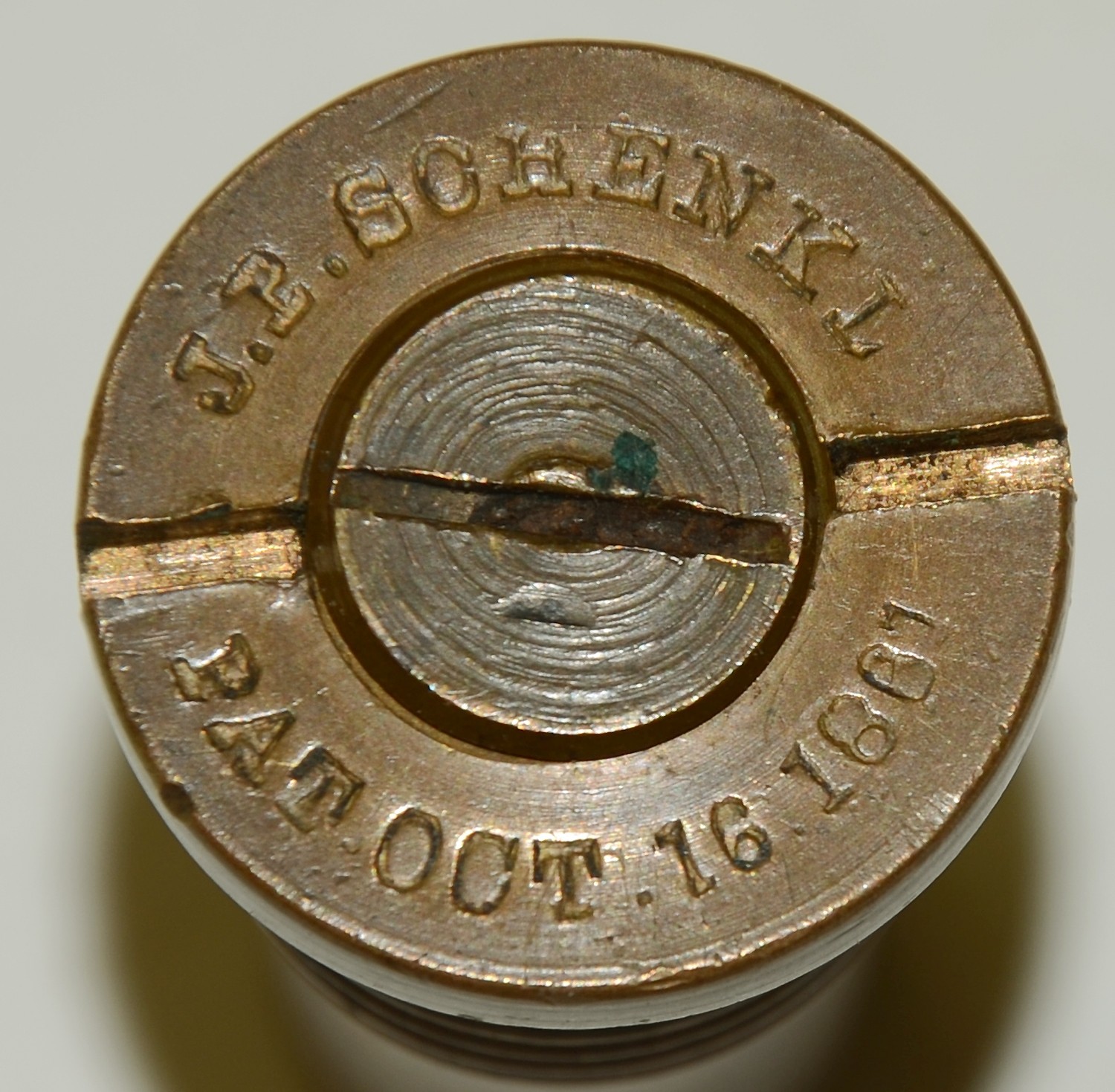 NON-DUG U.S. 3-INCH SCHENKL PERCUSSION FUSE — Horse Soldier