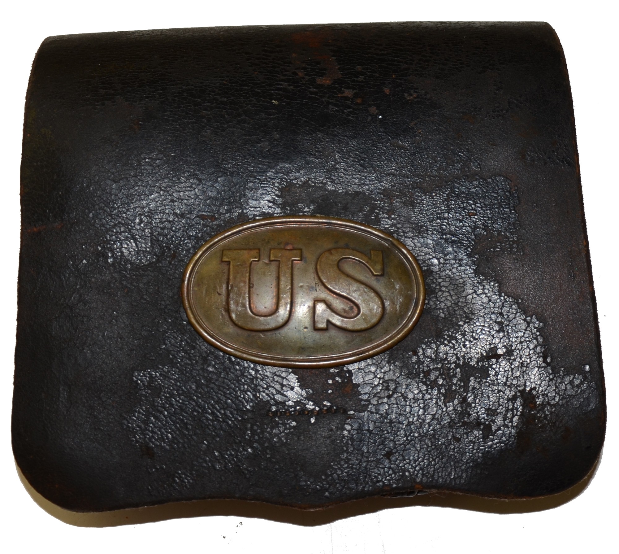 PATTERN 1857 US CARTRIDGE BOX WITH ‘US’ PLATE — Horse Soldier