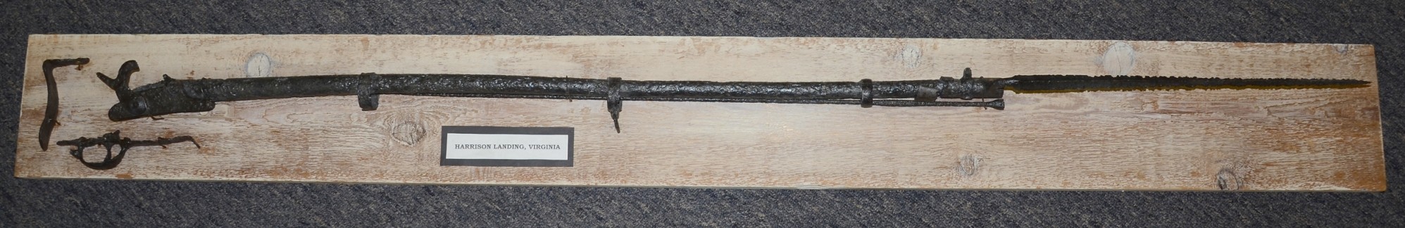 US MODEL 1861 SPRINGFIELD RIFLE MUSKET WITH ENFIELD BAYONET ATTACHED ...