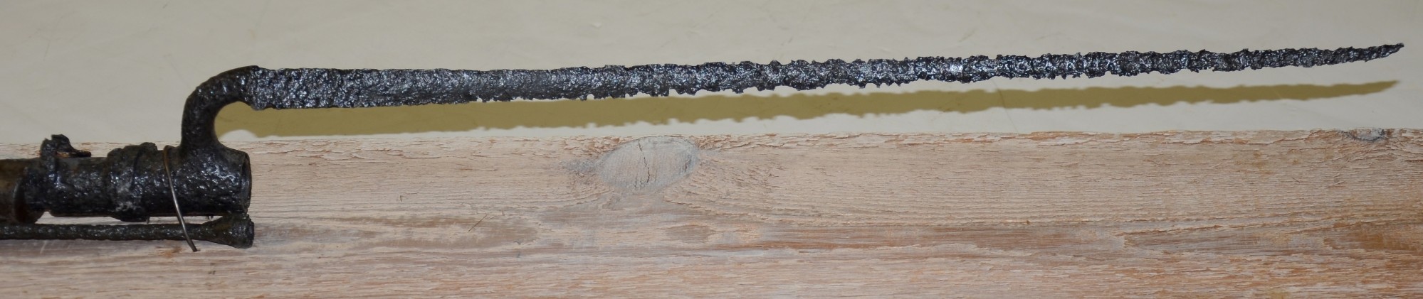 US MODEL 1861 SPRINGFIELD RIFLE MUSKET WITH ENFIELD BAYONET ATTACHED ...