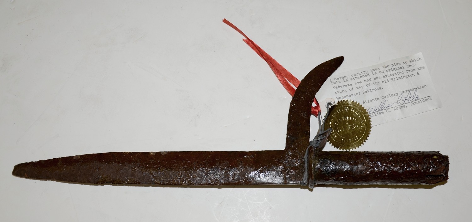 RELIC CONFEDERATE BRIDLE-CUTTER PIKE BLADE — Horse Soldier