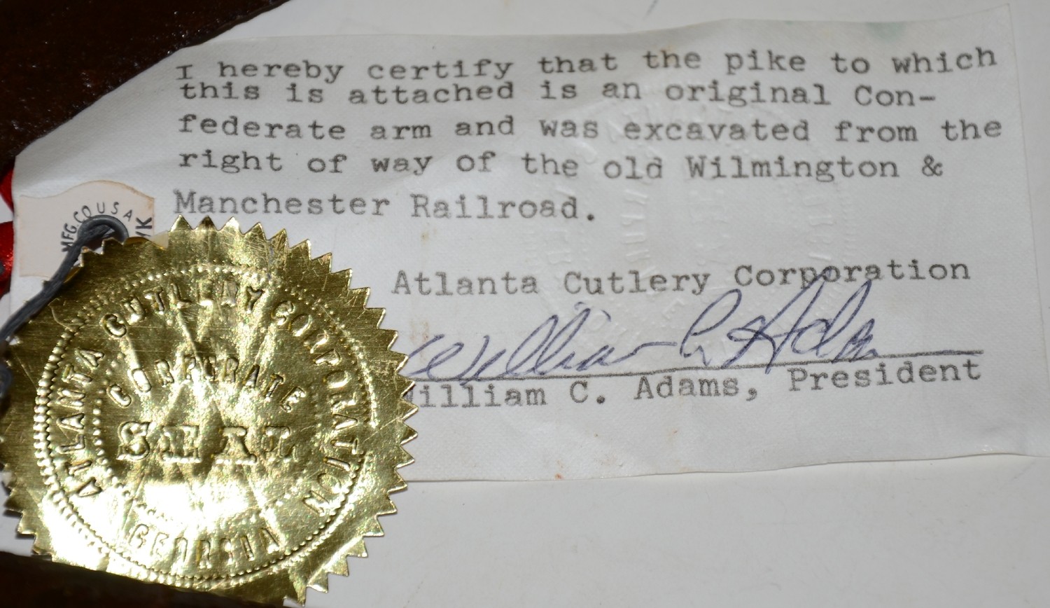 RELIC CONFEDERATE BRIDLE-CUTTER PIKE BLADE — Horse Soldier