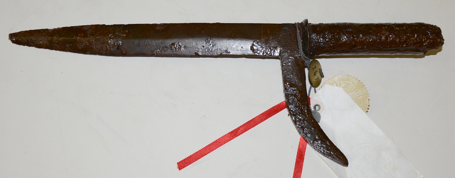 RELIC CONFEDERATE BRIDLE-CUTTER PIKE BLADE — Horse Soldier