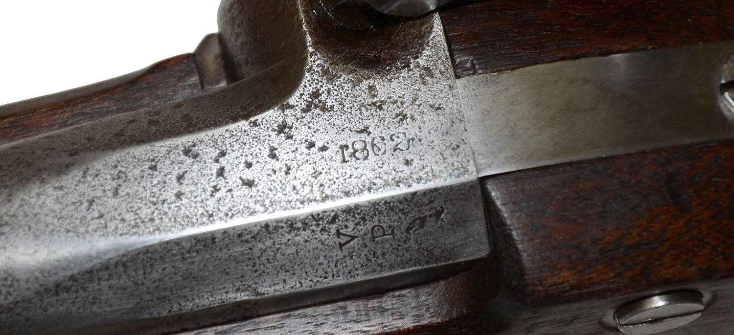 US MODEL 1861 SPRINGFIELD DATED 1862 WITH MATCHING BAYONET — Horse Soldier