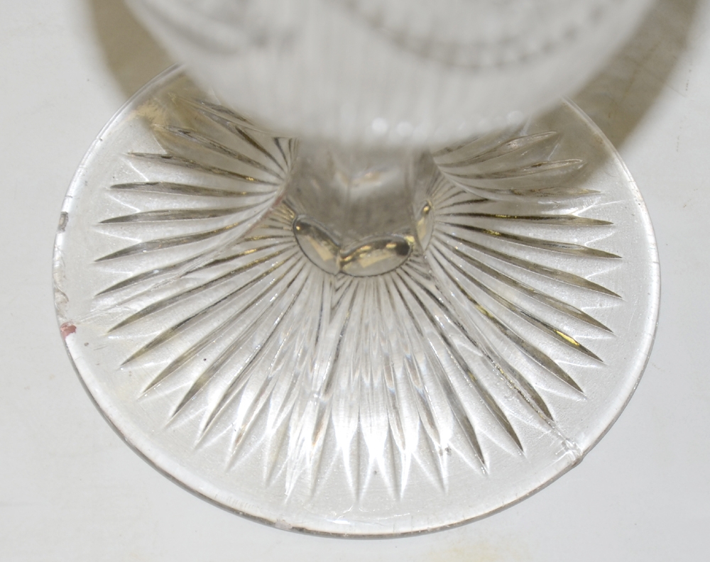 RIBBED GLASS GOBLET — Horse Soldier