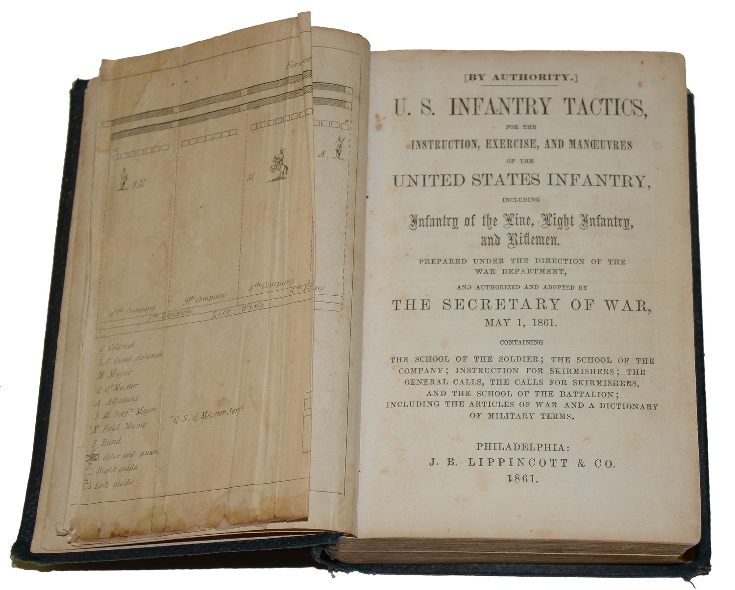 U.S. INFANTRY TACTICS ID’D TO MAJOR AUSTIN SPRAGUE CUSHMAN, 47TH ...