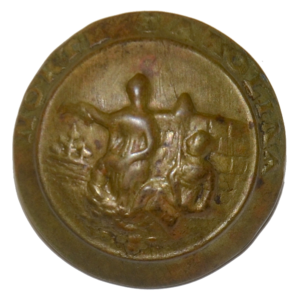 NORTH CAROLINA STATE SEAL BUTTON — Horse Soldier
