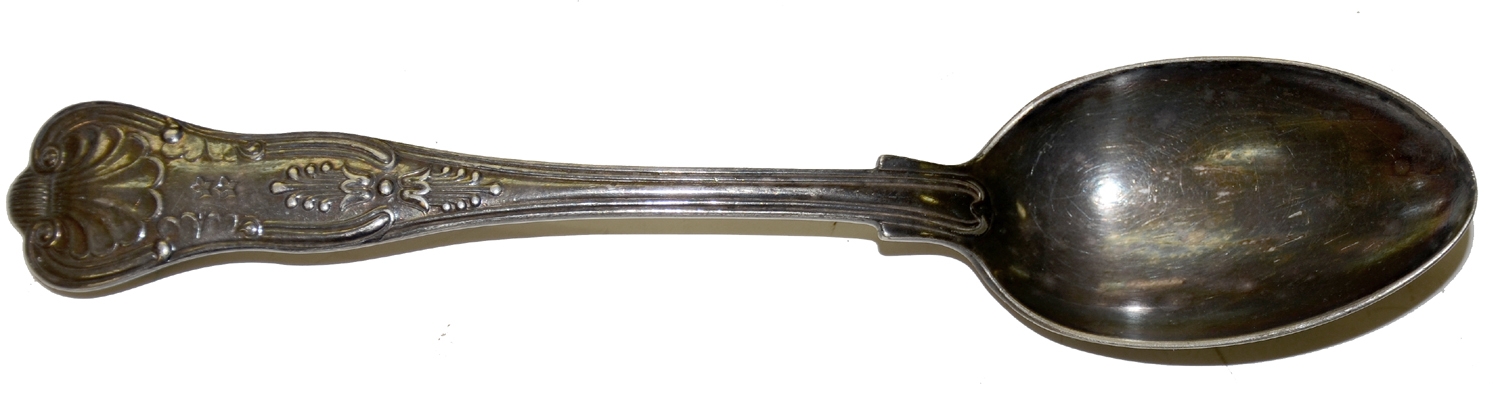 “USN” SERVING SPOON, ca. 1860s — Horse Soldier