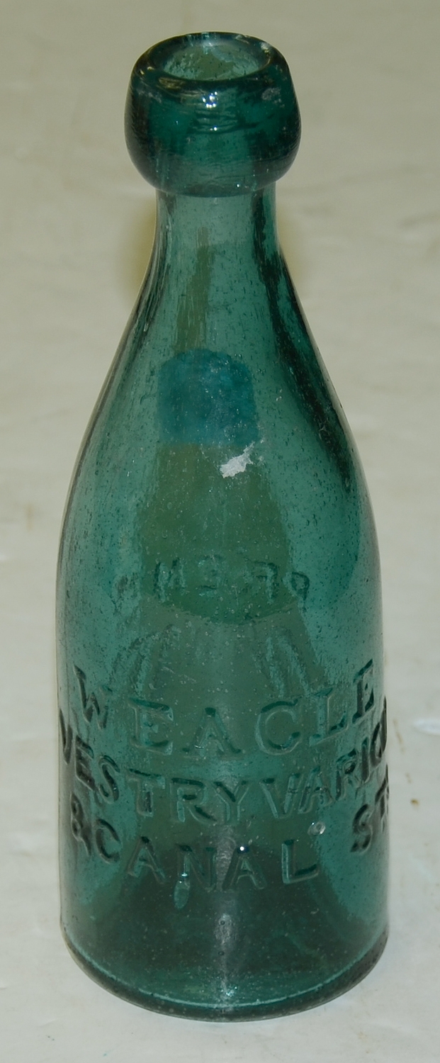 SODA / MINERAL WATER BOTTLE – W. EAGLE, PHILADELPHIA — Horse Soldier