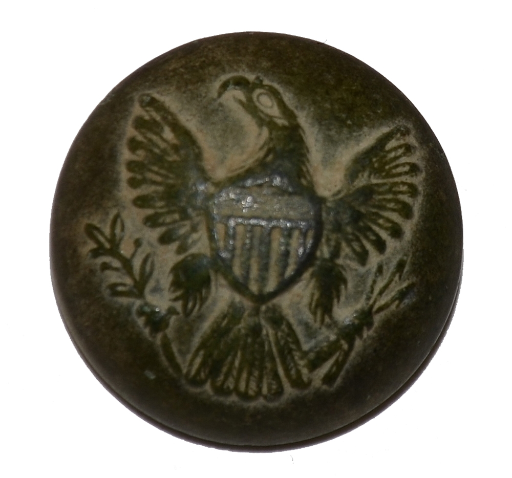 US GENERAL SERVICE EAGLE JACKET BUTTON RECOVERED AT GETTYSBURG — Horse ...