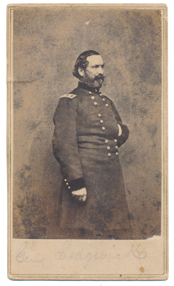 CDV STANDING VIEW OF MAJOR GENERAL JOHN SEDGWICK — Horse Soldier