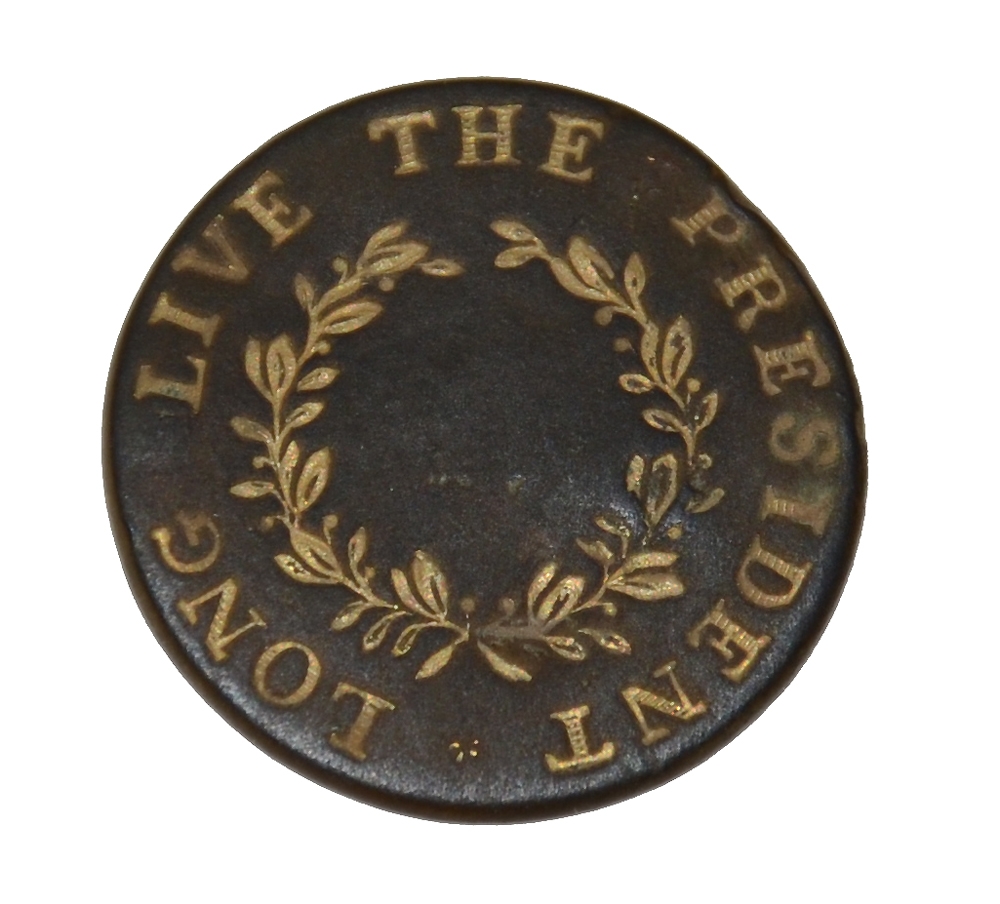 GEORGE WASHINGTON INAUGURAL BUTTON — Horse Soldier
