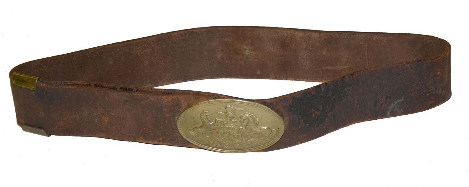 PENNSYLVANIA RESERVE BRIGADE “RB” BUCKLE ON BELT — Horse Soldier