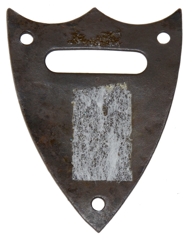 SADDLE SHIELD FROM ALLEGHENY ARSENAL — Horse Soldier