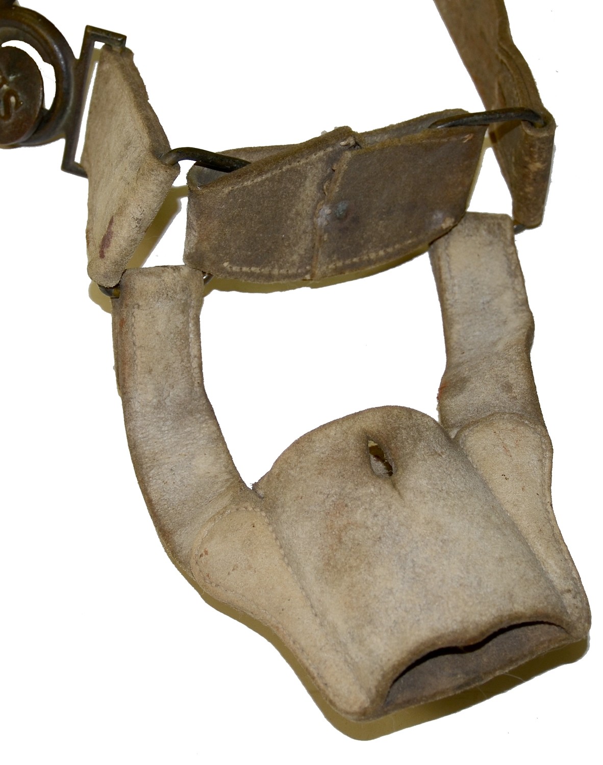 EARLY WHITE BUFF MODEL 1832 HEAVY ARTILLERY SWORD BELT WITH PLATE ...