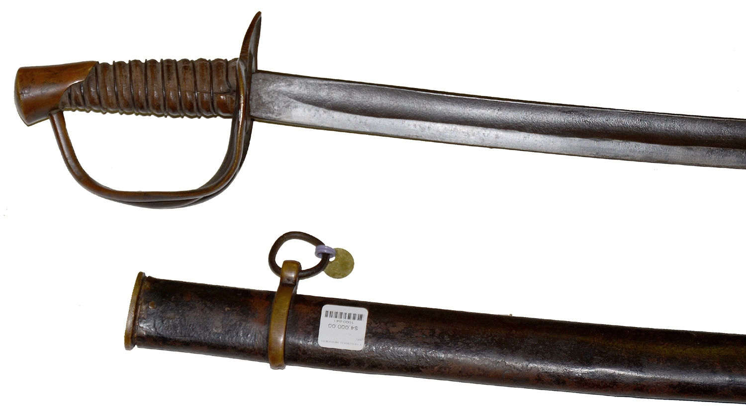 CONFEDERATE KENANSVILLE SABRE WITH SCABBARD — Horse Soldier