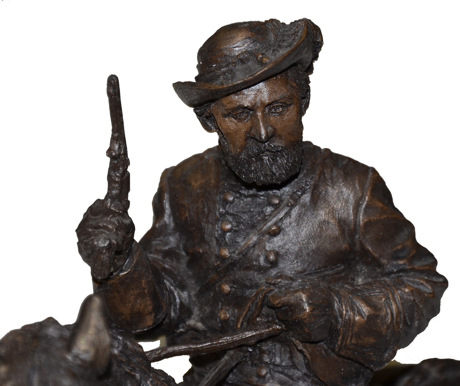 MOSBY ON HORSEBACK SCULPTURE BY RON TUNISON — Horse Soldier