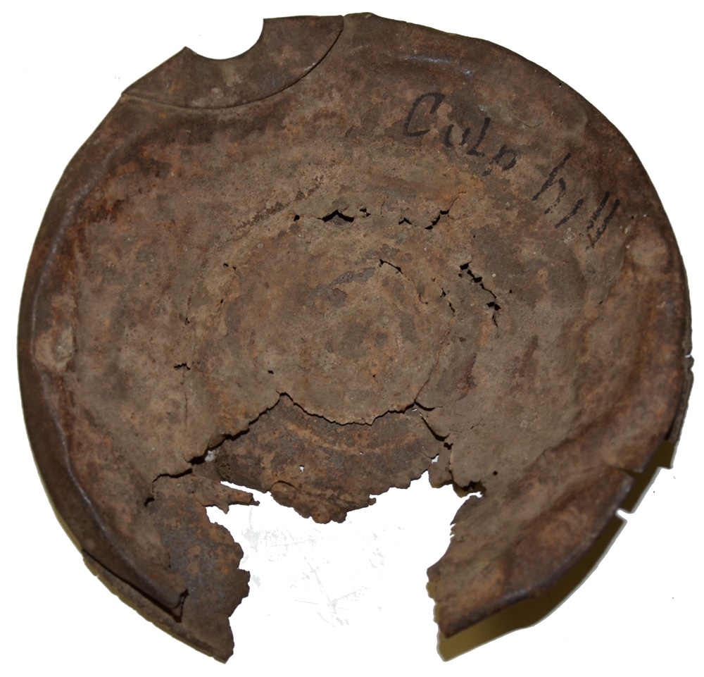 GROUP OF RELICS RECOVERED FROM CULP’S HILL, GETTYSBURG — Horse Soldier