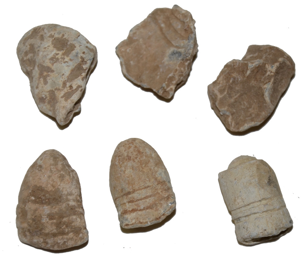 GROUP OF RELICS RECOVERED FROM CULP’S HILL, GETTYSBURG — Horse Soldier