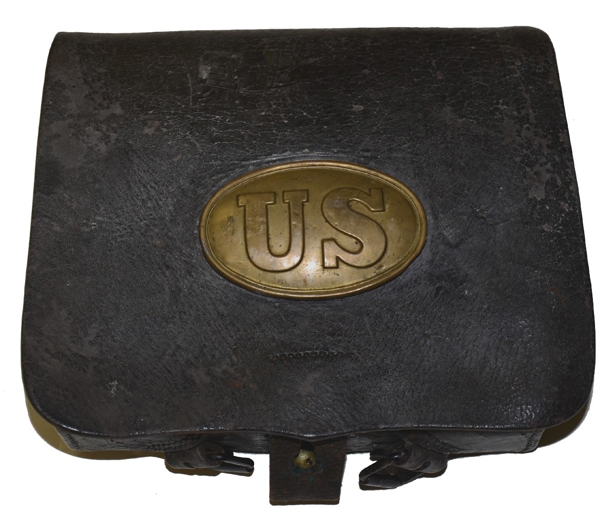 REGULATION 1861 CARTRIDGE BOX WITH PLATE — Horse Soldier