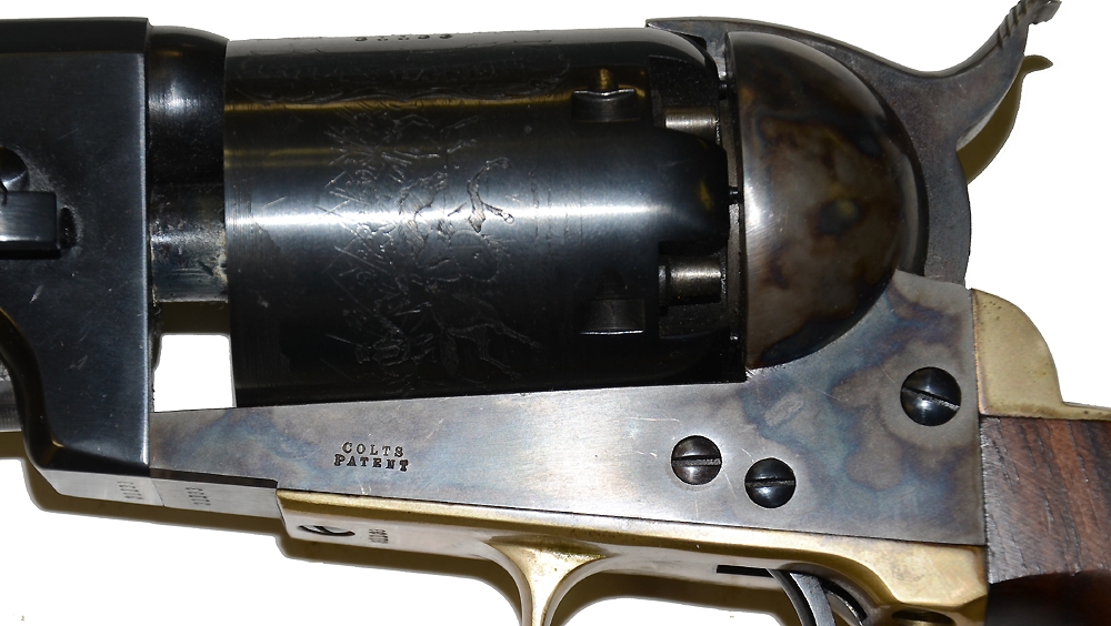 MINT CONDITION REPRODUCTION OF 3RD MODEL COLT DRAGOON WITH THE ORIGINAL ...