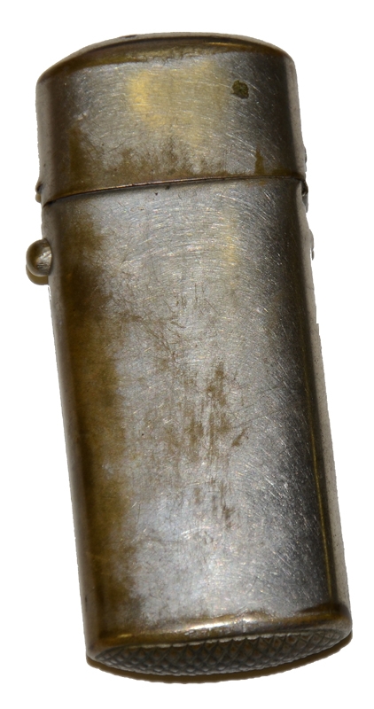 CIVIL WAR ERA BRASS MATCH SAFE WITH EAGLE — Horse Soldier