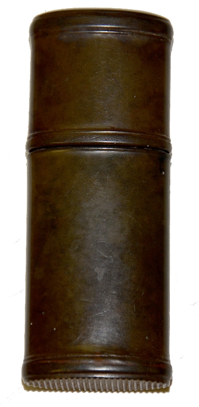CIVIL WAR ERA HARD RUBBER MATCH SAFE — Horse Soldier