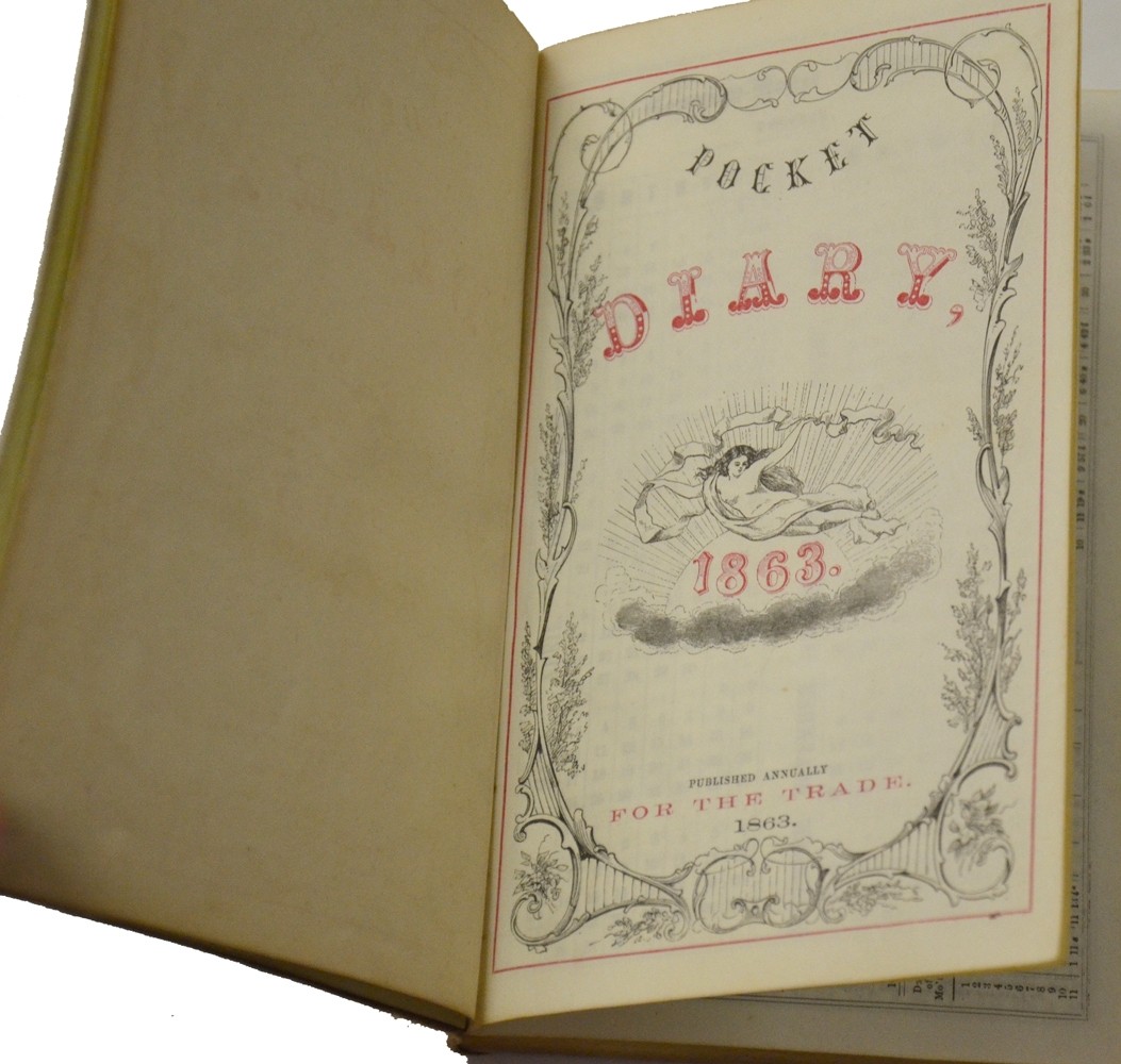 1863 CIVILIAN CIVIL WAR DIARY BY EMILY ANN FIFIELD, MASSACHUSETTS LADY ...