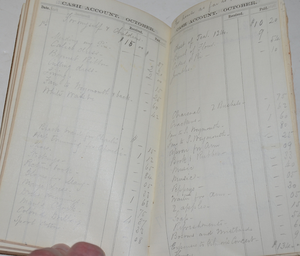 1863 CIVILIAN CIVIL WAR DIARY BY EMILY ANN FIFIELD, MASSACHUSETTS LADY ...