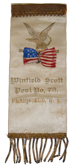 RIBBON FOR NEW JERSEY GAR POST — Horse Soldier