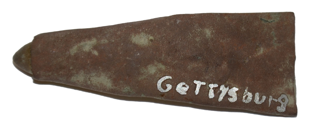 U.S. MODEL 1855 BAYONET SCABBARD TIP FROM GETTYSBURG — Horse Soldier