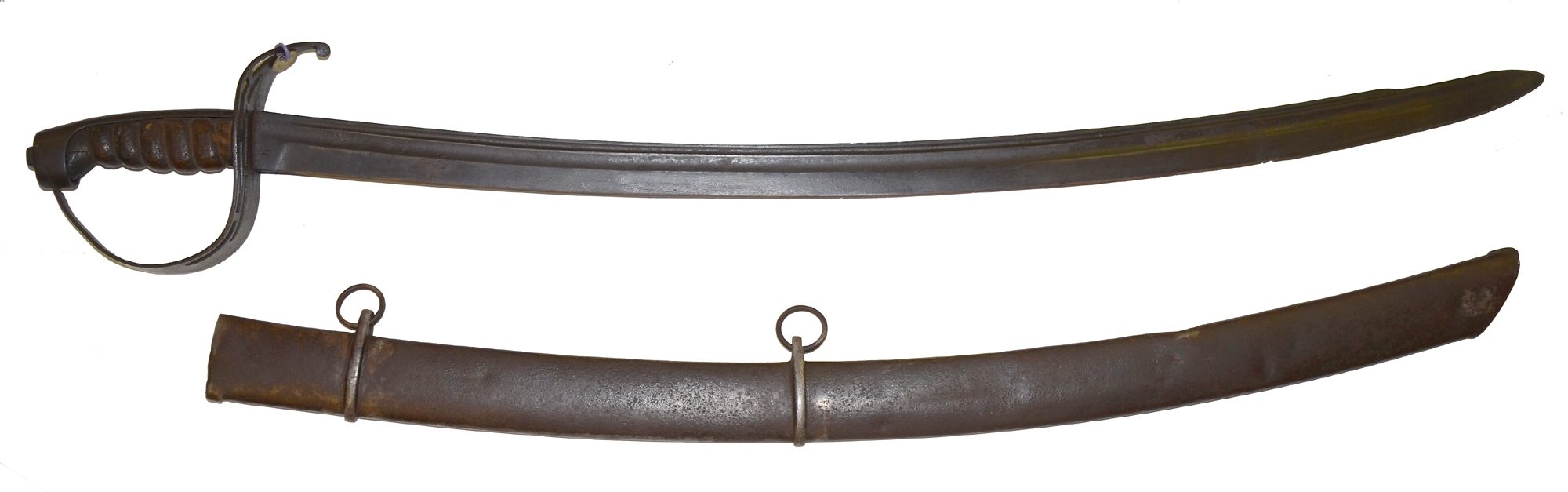 FIRST MODEL VIRGINIA MANUFACTORY CAVALRY SWORD WITH SCABBARD — Horse ...