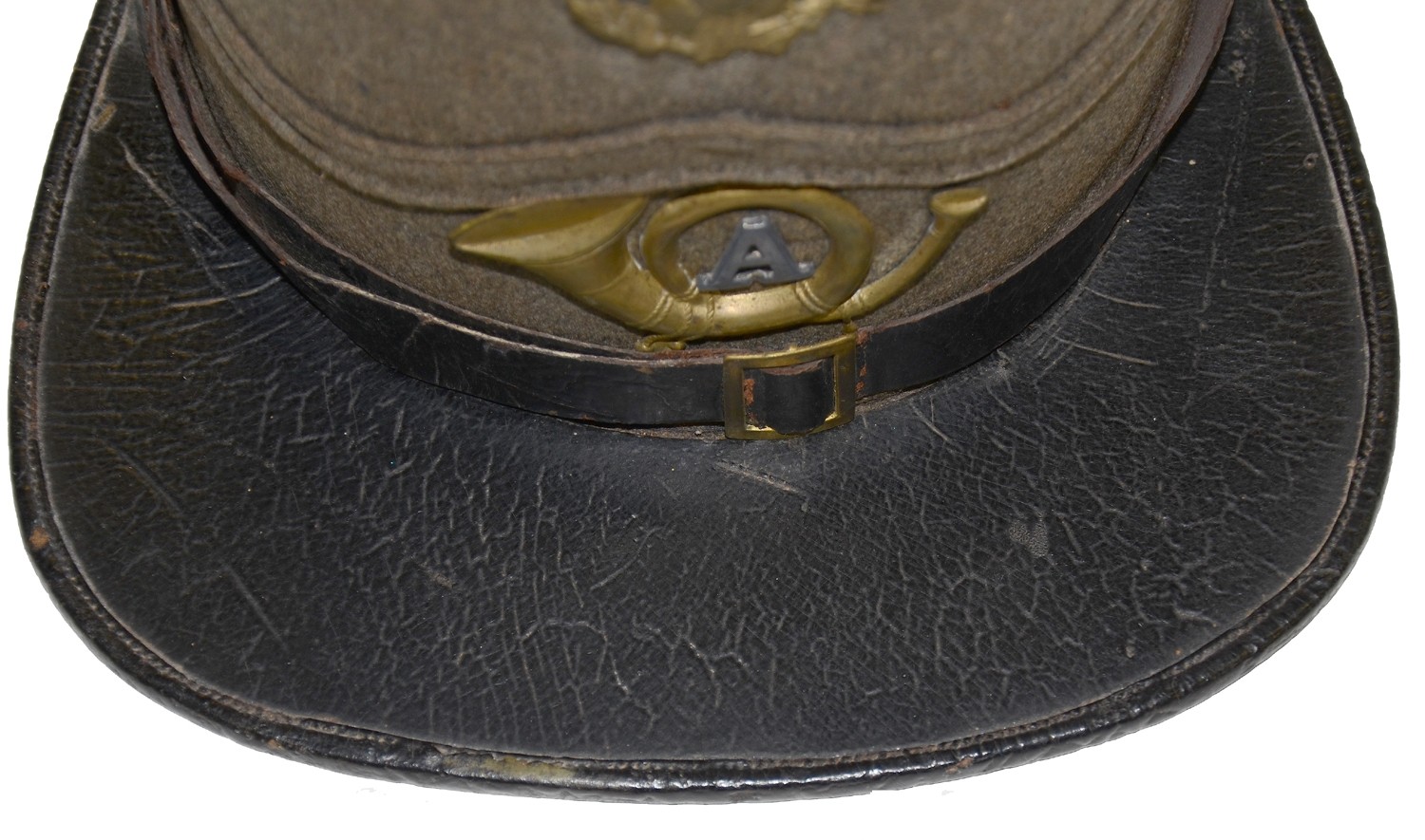 IDENTIFIED 1851 PATTERN MASSACHUSETTS MILITIA SHAKO AND CASE — Horse ...